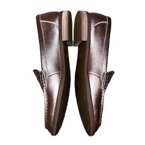 Sperry | Shoes | Sperry Topsider Rose Gold Seaport Leather Penny Loafer ...